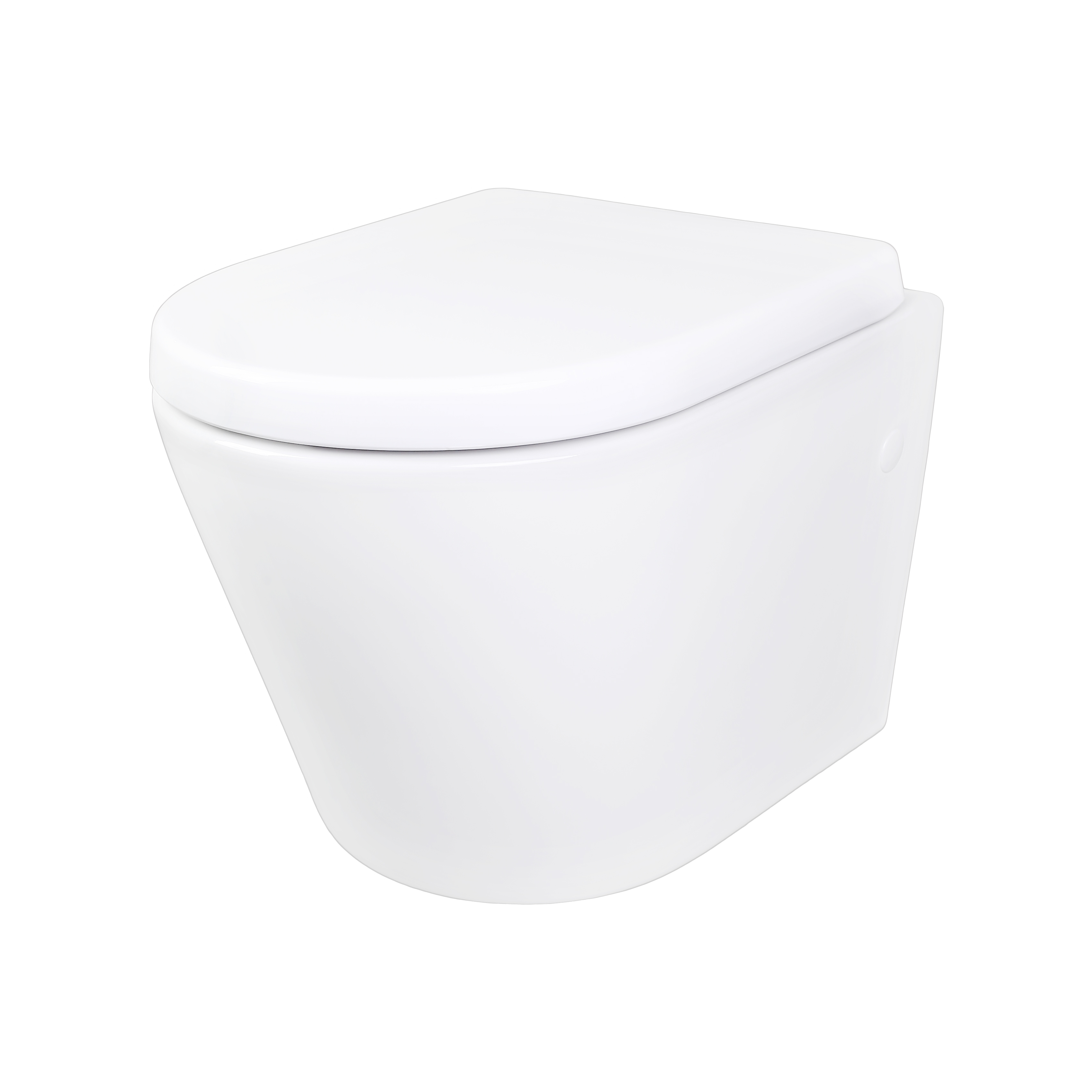 Унитаз подвесной Roxen Wailet 36,5x48 с сиденьем термопласт SoftClose ...